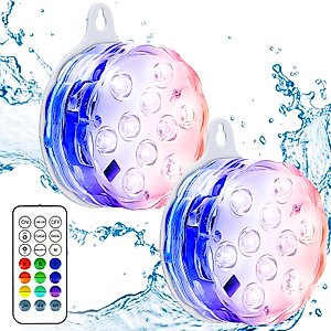 Creatrek Rechargeable Pool Lights (2PACK)
