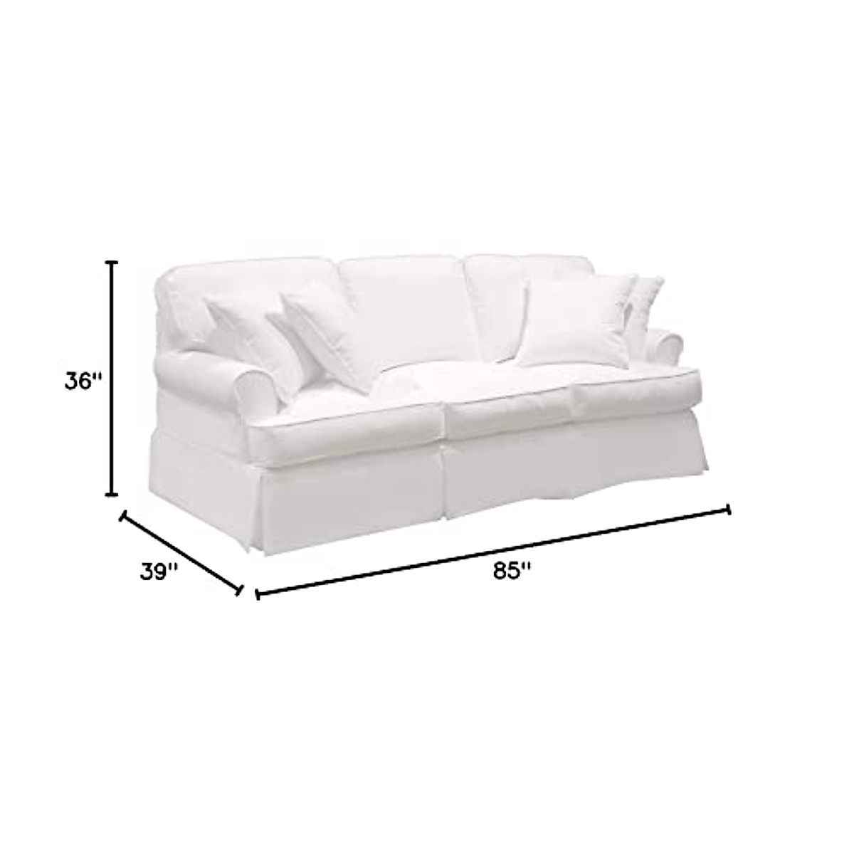 Sunset Trading Horizon Slipcovered Sofa