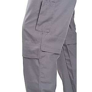 KNG Mens Vented Active Chef Pant, Black, L