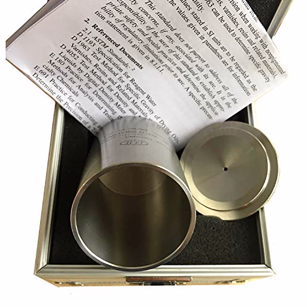 GLTL Optional Paint Density Specific Gravity Cups Stainless Steel (100ml)