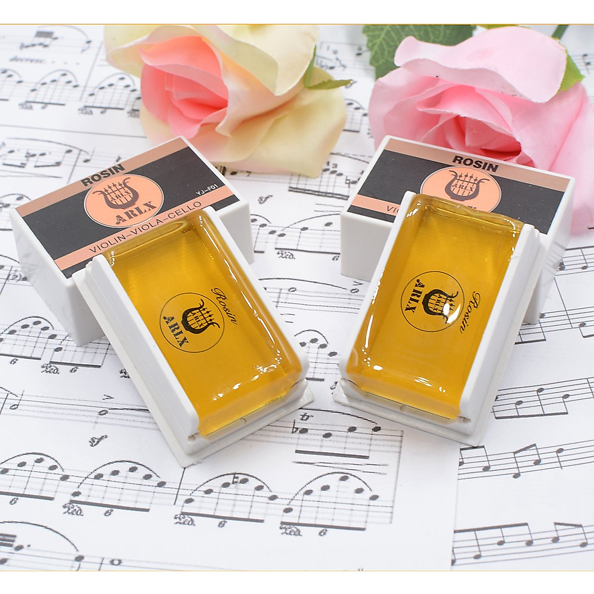 Sound harbor 2 Pack Rosin for Violin Viola and Cello Rosin for Bows (2pack YJ-F01 Rosin)