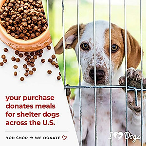 iHeartDogs Rescue Pup Keychain - Great Gift for a Dog Lover - Each Purchase Provides 4 Donated Meals to Shelter Dogs