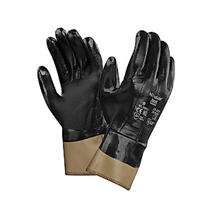 Ansell Nitrasafe 28-359 Nitrile Glove, Cut Resistant, Palm Coated on Kevlar and Jersey Liner, X-Large (Pack of 12 Pairs)