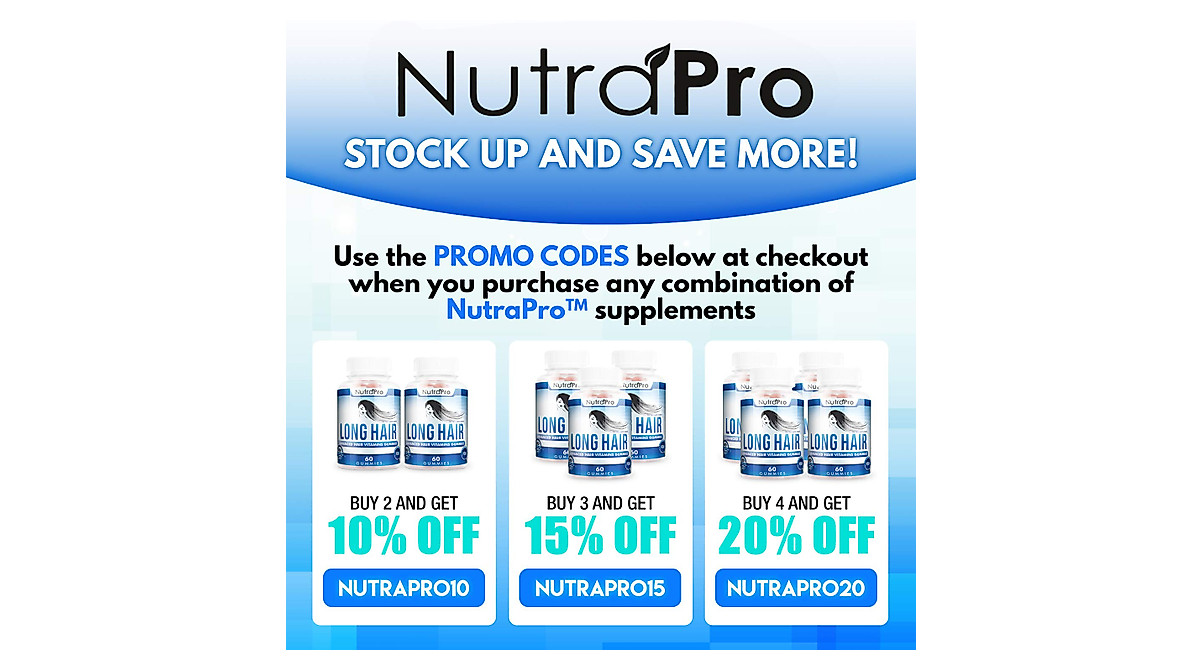 NutraPro Long Hair Gummies - Hair Growth Support