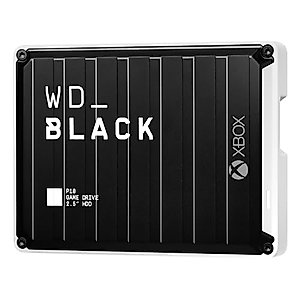 WD_BLACK 5TB P10 Game Drive for Xbox - 1-Month Xbox Game Pass, Portable External Hard Drive for On-The-Go Access To Your Xbox Game library - WDBA5G0050BBK-WESN