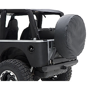 Smittybilt 76750D SRC Classic Rear Bumper with D-Ring Mounts and Shackles for 1976-2006 Jeep Wrangler TJ/YJ/LJ