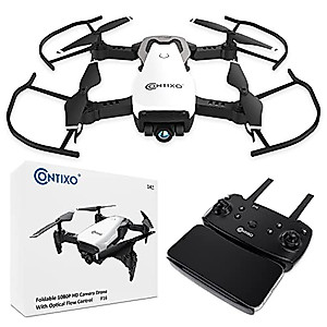 Contixo F16 FPV Drone with Camera for Kids - 2.4G RC Quadcopter Drones for Kids and Beginners with 6-Axis Gyro, 1080P HD Camera, Follow Me Mode, Gesture Control, Headless Mode, WiFi, 2 Batteries