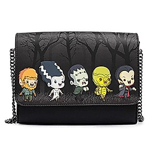 Loungefly Universal Monsters Chibi Chain Strap Crossbody Bag Purse
