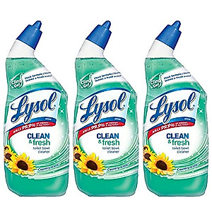 Lysol Cling Gel Toilet Bowl Cleaner, Country Scent, 24 Fl Oz (Pack of 3)