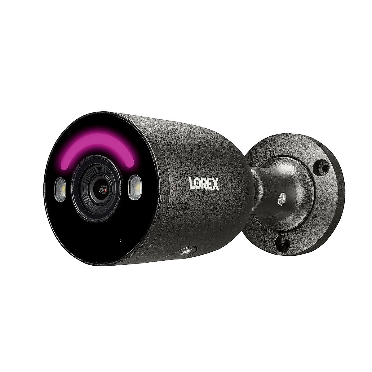 Lorex 4K 8MP Deterrence Bullet AI PoE IP Wired Add-On Metal Indoor/Outdoor Camera - Smart Security Lighting, Color Night Vision, Smart Motion Detection Plus, Two-Way Audio, IP67 Weatherproof Rated