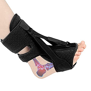 HYFOL Plantar Fasciitiss Brace, Plantar Fasciitiss Night Splint, Achilles Tendonitis Brace with Arch and Ankle Suppor, 3 Adjustable Straps Compression Foot Sleeves for All