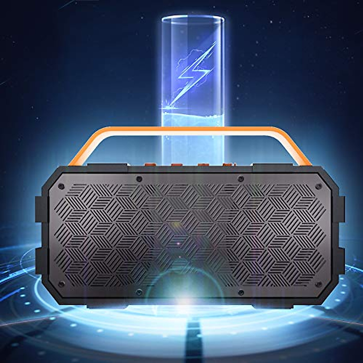 Bluetooth Speaker, Bugani Portable Bluetooth Speakers with 30W (40W Peak) Stereo Sound, Loud Bluetooth Speaker 24H Playtime Support TF Card/AUX, IPX5 Waterproof for Beach Camping Outdoor Indoor