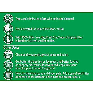 Fresh Step Non Clumping Cat Litter With Febreze Freshness, With 7-Day Odor Control, 14 lb. Bag