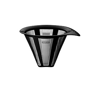 Bodum 51oz Spare Reusable Pour Over Coffee Filter, Stainless Steel w/ Plastic