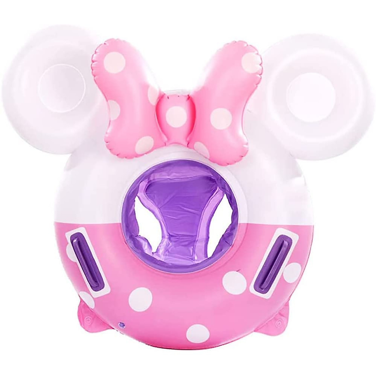 Umbresen Baby Swimming Float, Inflatable Swim Ring Cute Floaties with Seat and Handle Pool Floats Toys Fun Water Raft Lounge Party Supplies for Toddler Kids Age 0-8 Years Under 44lb (Bowknot Mouse)