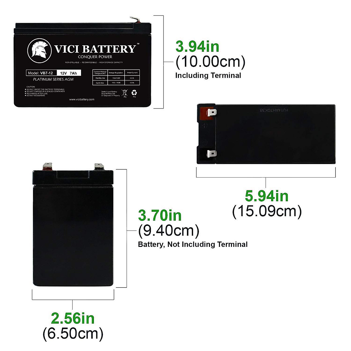 CSB Battery HR1234W replacement by VICI Battery Brand