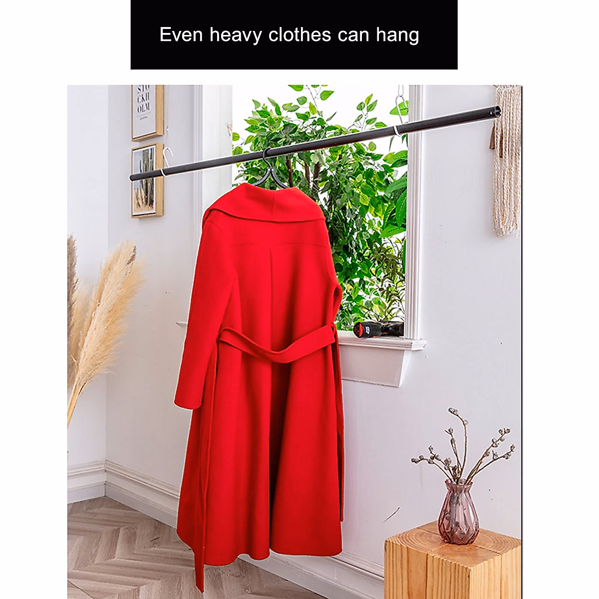 12 Pcs Black Travel Hangers - Portable Folding Clothes Hangers Travel Accessories Foldable Clothes Drying Rack for Travel