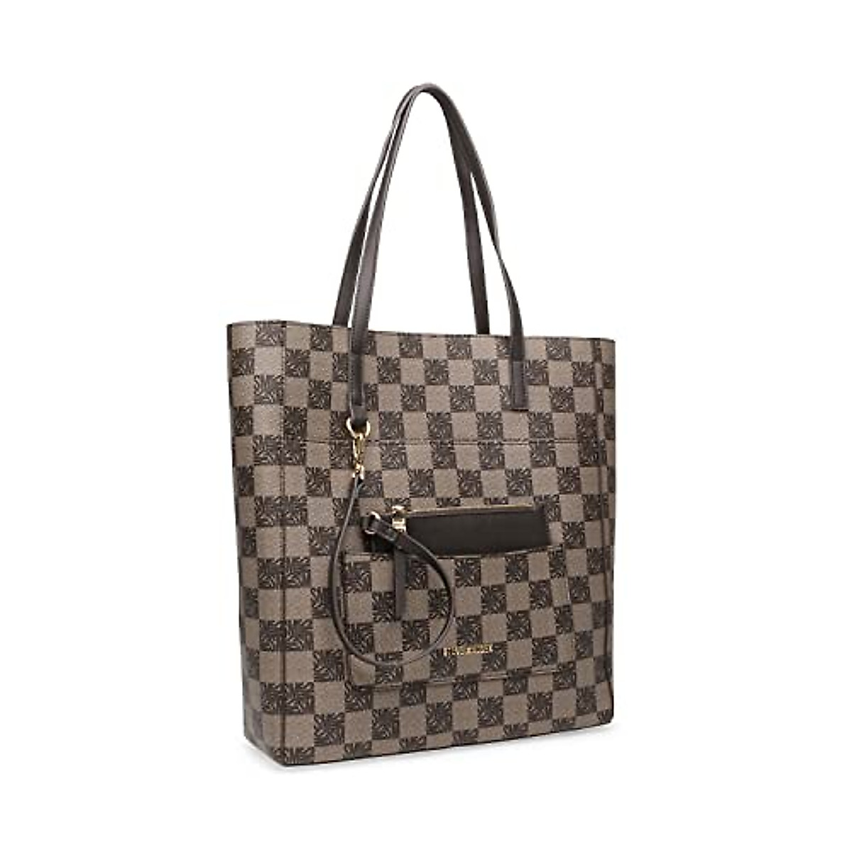 Steve Madden Womens Steve Madden KIMLOGO Tote, Tan, One Size US