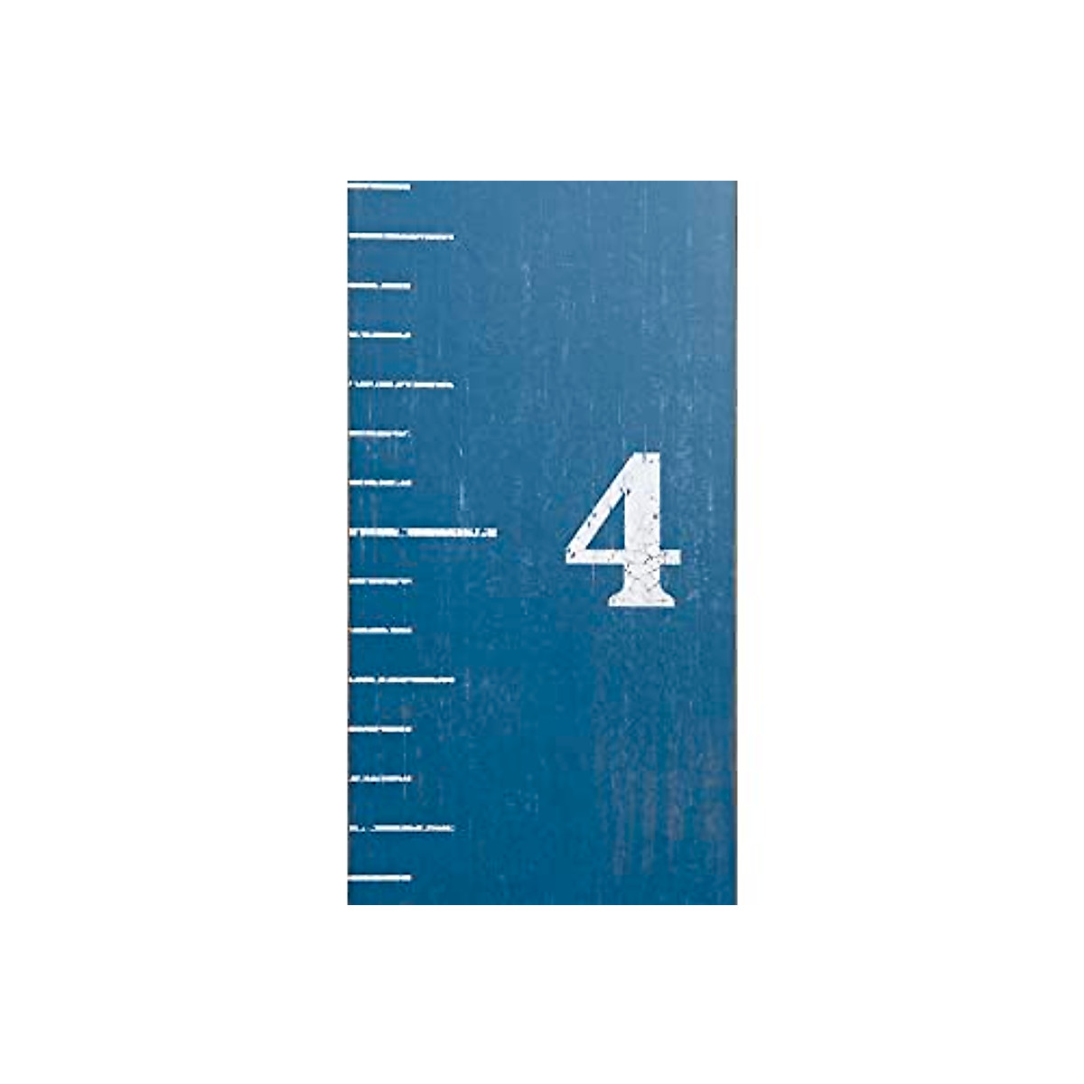 Creative Co-Op Growth Chart Ruler Wall Décor, 0.75" x 66.00", Blue