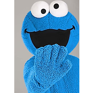 Sesame Street Adult Cookie Monster Halloween Costume Unisex | Sesame Street Blue Monster Outfit | Perfect for Halloween & Cosplay Large