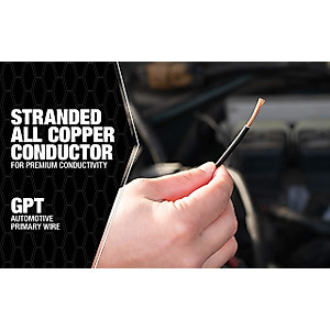 Southwire 55667323 Primary Wire, 18-Gauge Bulk Spool, 100-Feet, Black