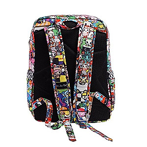 JuJuBe | MiniBe Lightweight School Backpack, Travel-Friendly, Organization Pockets | Kids or Adults | Tokidoki | Sushi Cars