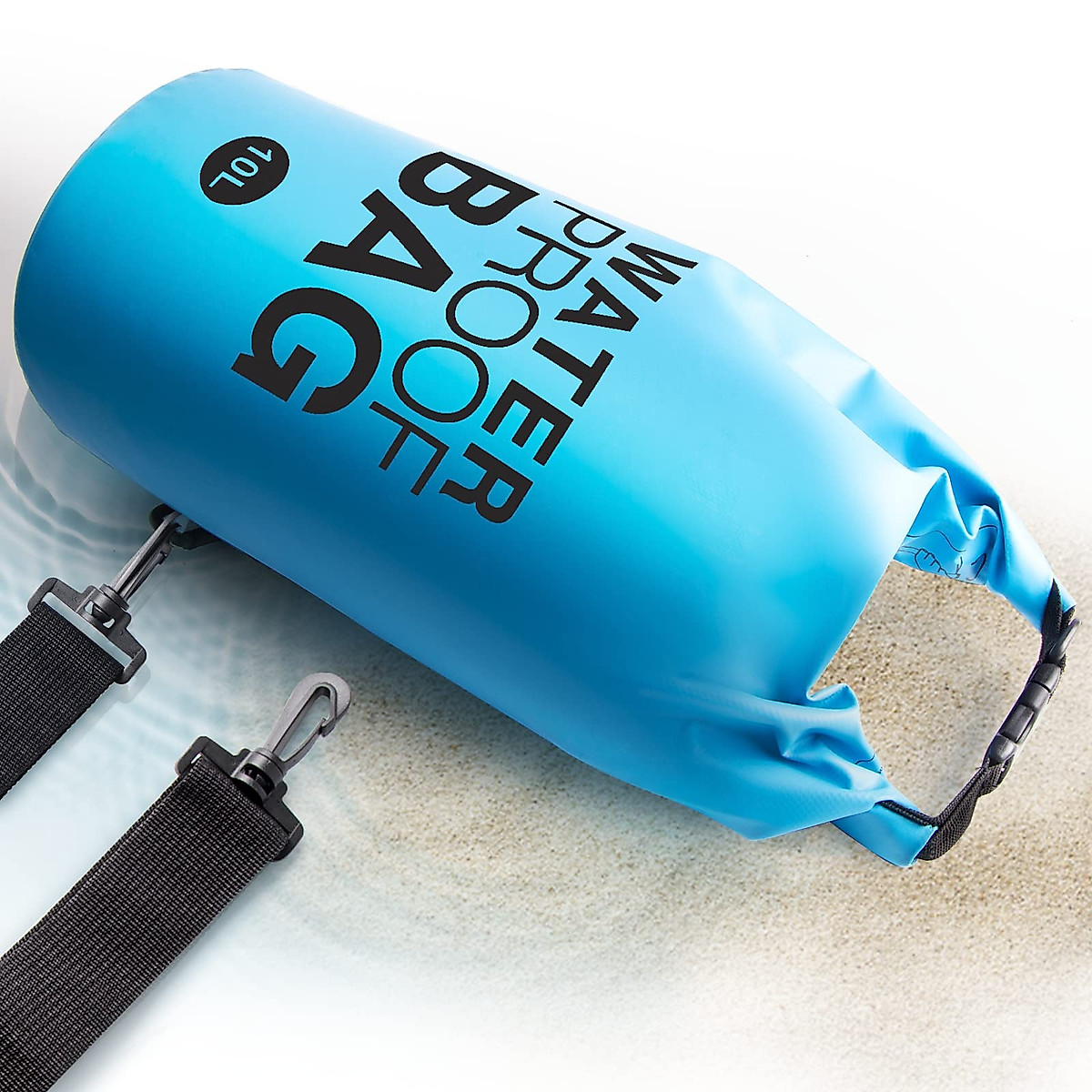 Blasoul Universal Pool Ladder and Step Weight,Easy&Quick Fill Sand,250D PVC Waterproof Dry Bag with Heavy-Duty Nylon(10L),No More Ripped Sandbag&Handle,Work with Above Ground/in-Ground Pool Steps