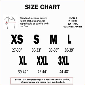 TUOY Padded Sleeveless Shirt Chest Sternum Protector Heart Guard Compression Protective Shirt