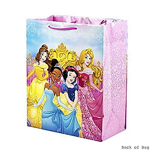 Hallmark 13" Large Gift Bag with Birthday Card and Tissue Paper (Disney Princesses)