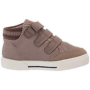 Simple Joys by Carter's Daniel High-Top Sneaker, Khaki Tan, 12 US Unisex Little Kid
