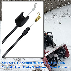 AILEETE 946-04237 Auger Clutch Cable for MTD Craftsman Troy-Bilt Yard Man Yard Machines Husky Snowblower 746-04237 Clutch Cable