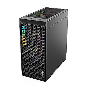 Lenovo Legion T5 Tower Gaming Desktop Computer - AMD Ryzen 5 7600 6-Core up to 5.10 GHz Processor, 64GB DDR5 RAM, 1TB NVMe SSD + 4TB HDD, GeForce RTX 4070 12GB GDDR6X, Windows 11 Pro
