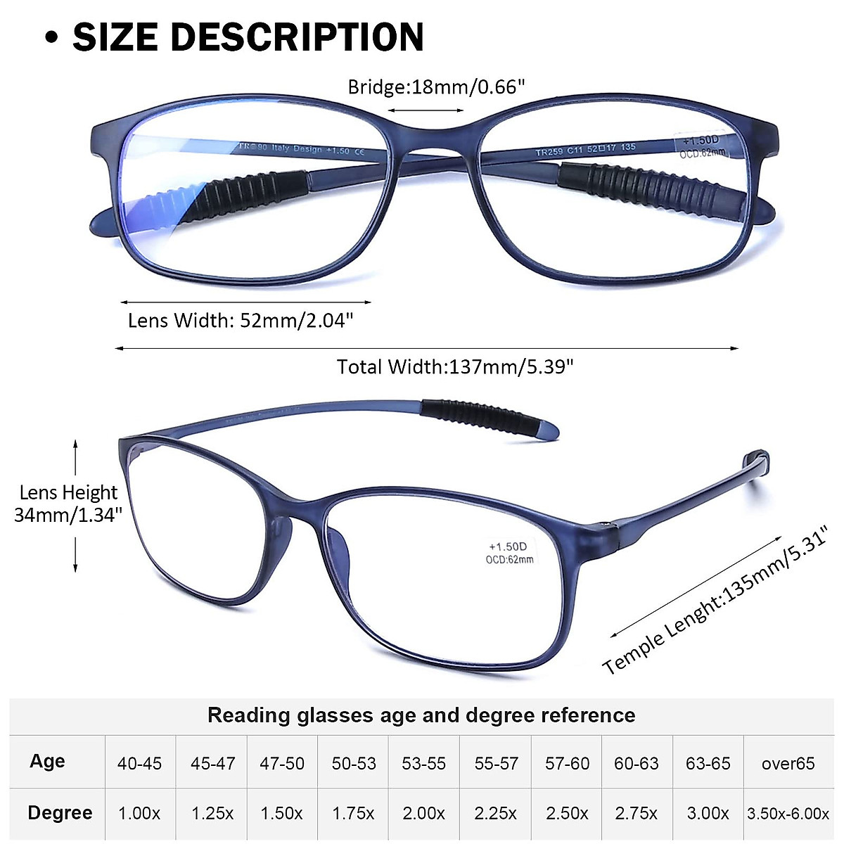 AQWANO Reading Glasses Men Women Computer Blue Light Blocking, 4 Pack Lightweight TR90 Flexible Frame Comfort Durable Readers Glasses, +1.25