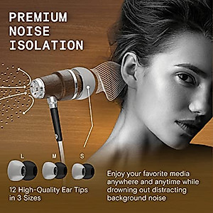 Symphonized Wired Earbuds with Microphone - 90% Noise Cancelling Earbuds Wired with Microphone, Ear Buds with Wire, Earbuds for Computer, Corded Earbuds, Earphones Wired, In-Ear Headphones Wired 3.5mm