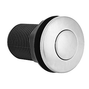 Garbage Disposal Air Switch, Garbage Disposal Air Switch 304 Stainless Steel Button on The Top of The Sink for Food Garbage Disposal Replacement