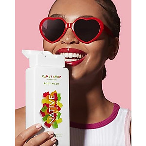Native Special Edition Candy Shop Set | Deodorant, Body Wash, and Loofah - Set of 3 (Gummy Bears)
