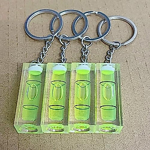 3PCS Keychain Spirit Bubble Level Mini Pocket Tool 15x15x40mm Spirit Levels Measuring Layout Tools