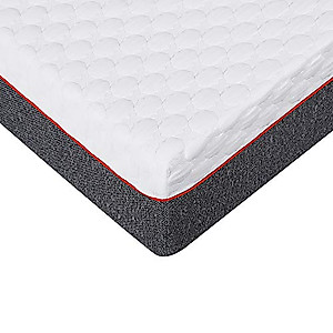 Olee Sleep 10 Inch Firm Memory Foam Mattress Cal King Gray, California King