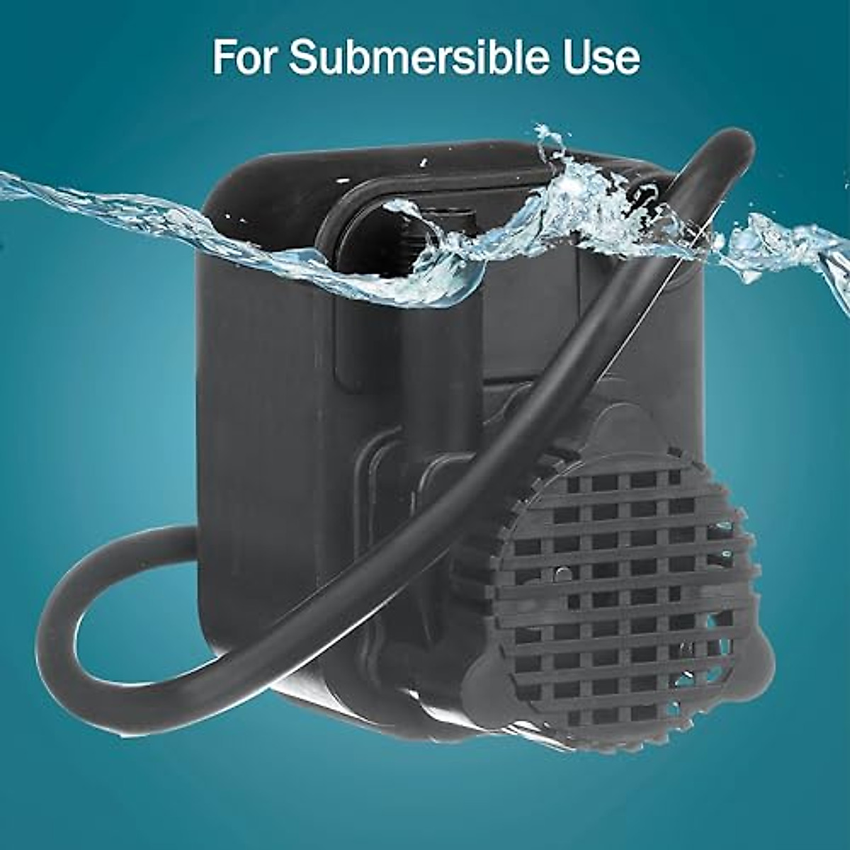 Little Giant PE-1H 115-Volt, 1/125 HP, 170 GPH Epoxy Encapsulated Small Submersible Direct Drive Pump with Hooded Volute, 6 Ft. Cord, Black, 518203