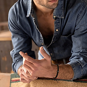 Nymerianoble Initial Bracelets for Women Mens Bracelet Letter C Initial Bracelet Rope Braided Handmade Bracelets for Teen Girls Boy Mom Birthday Gifts from Son