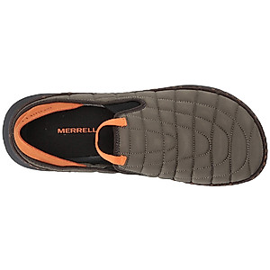 Merrell mens Hut Moccasin, Olive, 8 US