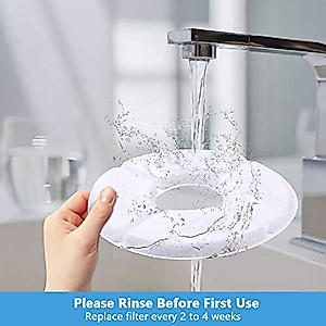PANDOLA Cat Water Fountain Filter Replacement 8-16 Pack for 81oz/2.4L Pet Water Fountain Dog Water Dispenser Activated Carbon Filters Rund Set Suitable for General Pet Drinkwell Water Dispenser