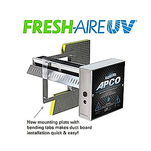 APCO Carbon Cell Matrix HVAC UV Air Purifier with Power Cord, Includes 1-Year UVC Lamp (18-32 VAC Series) # TUV-APCO-ER