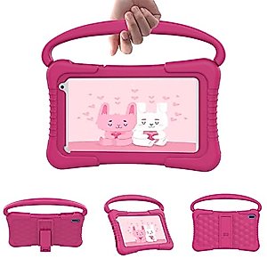 BYANDBY Tablet for Kids, 7 inch Tablet, Android 11 OS, 2GB+32GB ROM, Safety Eye Protection Screen, WiFi, Bluetooth, Dual Camera, Parental Control APP, Educational, Games, Tablet with Shockproof Case