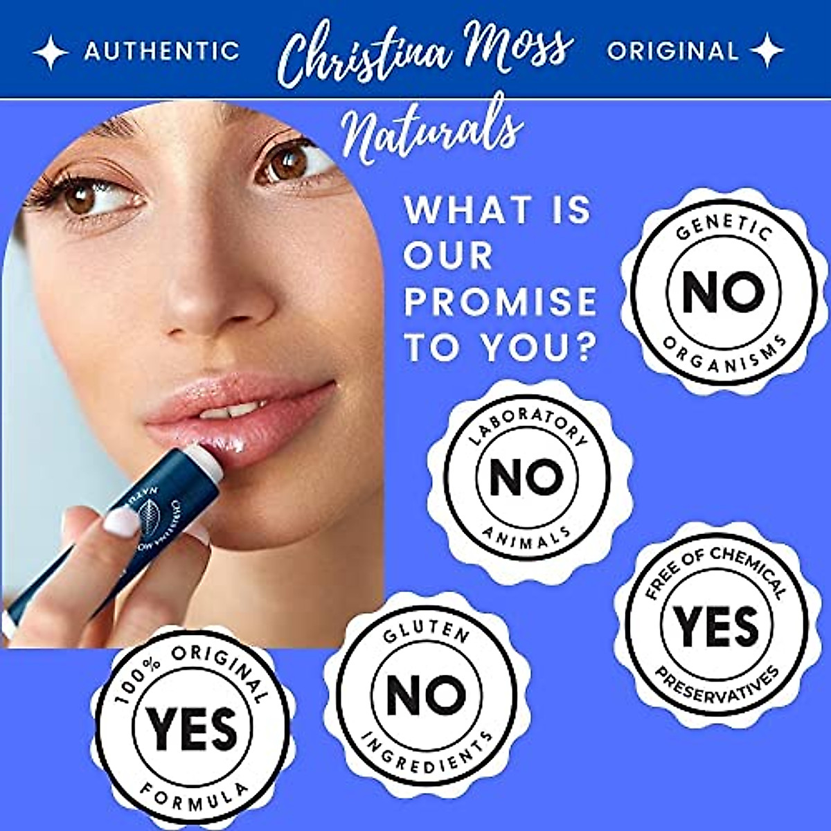 Unflavored Lip Balm for Dry Cracked Lips - Organic Beeswax Lip Moisturizer - Lip Repair For Severely Chapped Lips - Hydrating Moisturizing Lip Care Products - 6 Pack Bulk Set for Kids, Women, Men