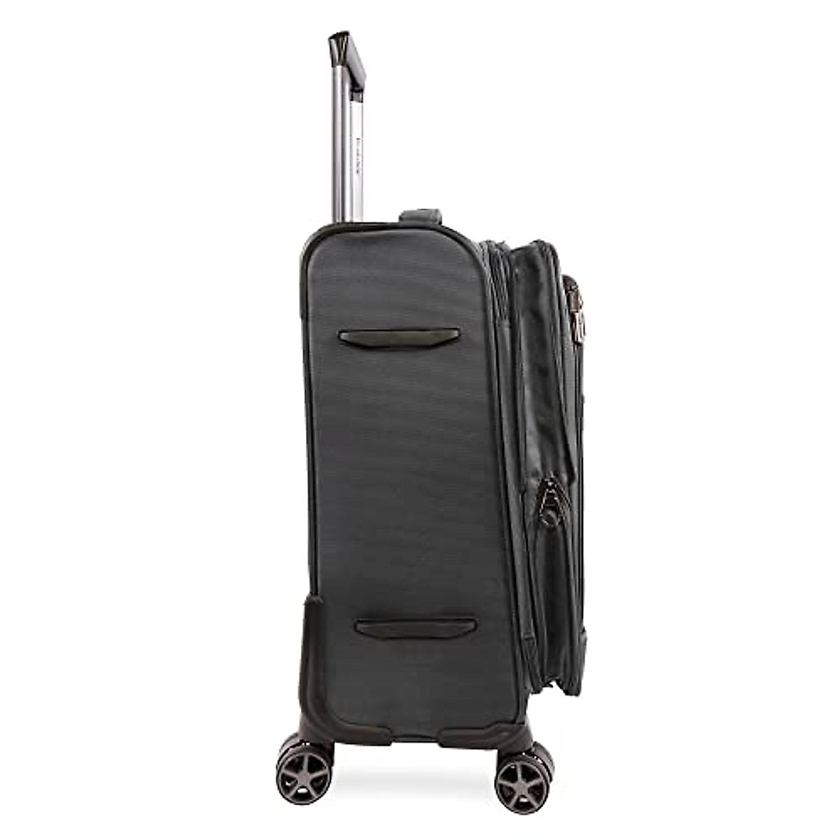 Brookstone Luggage Harbor Spinner Suitcase, Dark Charcoal, Carry-On