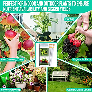 100CT Soil pH Test Kit (3.5-9.0) - Soil pH Test Strips to Test Soil Acidity & Alkalinity of Garden Lawn Grass Vegetable, pH Soil Tester for Garden Soil, Easy to Use for Quick & Accurate Results