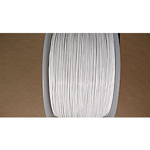 White 1.75mm 5KG Spool (11 lbs/roll) FilaCube PLA 2 (PLA 2nd Generation) Pure Real White 3D Printer Filament [Made in USA] polylactic Acid FDM