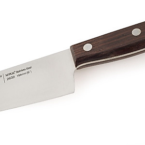 ARCOS Atlantico Series Chef Knife - 6" Nitrum Stainless Steel Blade with Rosewood Brown Handle - Elegant and Durable Design (7"). Atlantico Series. Color Brown