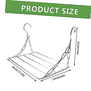 Cabilock Panties Clothes Window Drying Rack Outdoor Sock Laundry Hanging Rack Balcony Drying Rack Drying Shelf for Shoes Clothing Clothes Drying Rack Shoe Outdoor Clothes Hanger